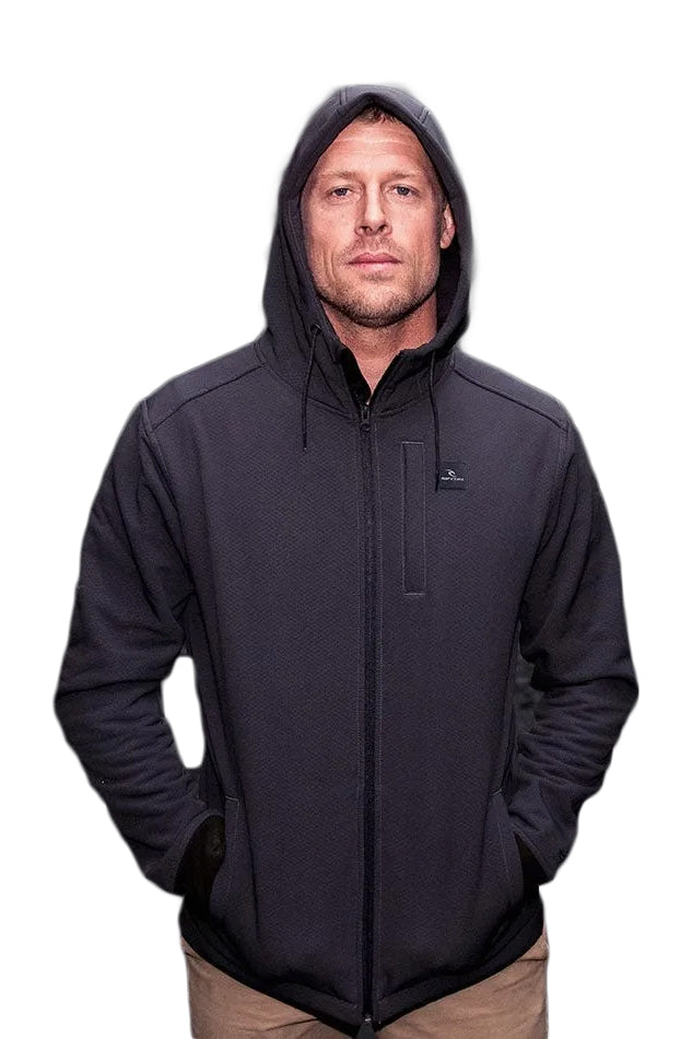 Rip Curl Elite Anti-Series Soft Tech Fleece - Black | Moment Surf Company