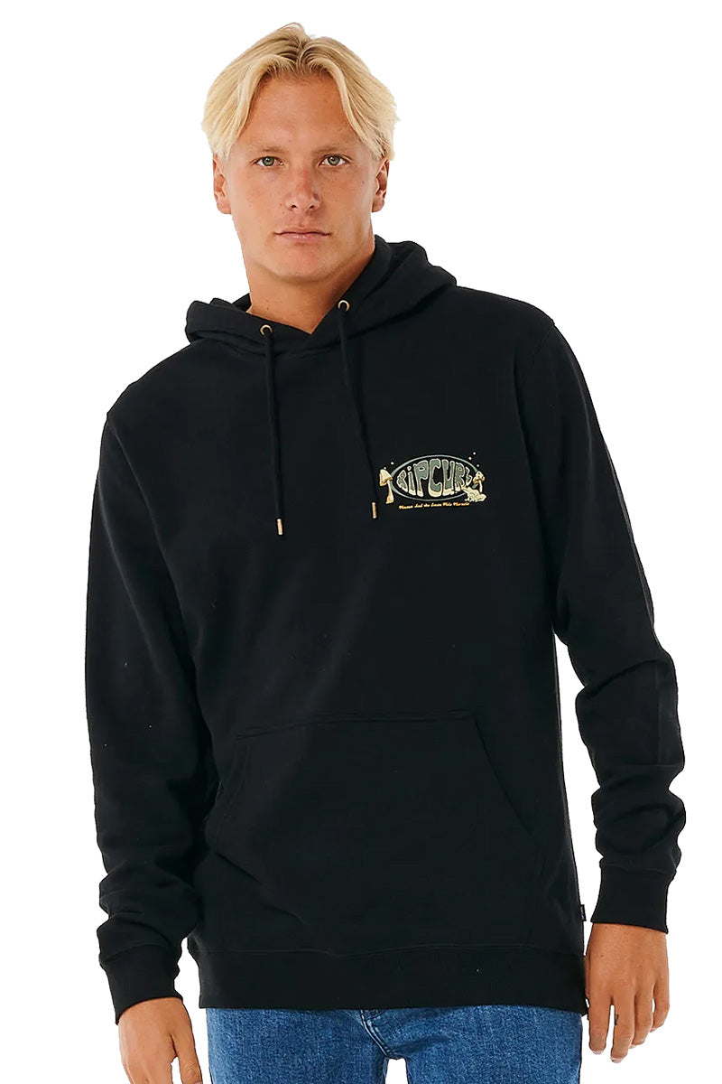 Rip Curl Mason Pipeliner Hoodie - Black | Moment Surf Company