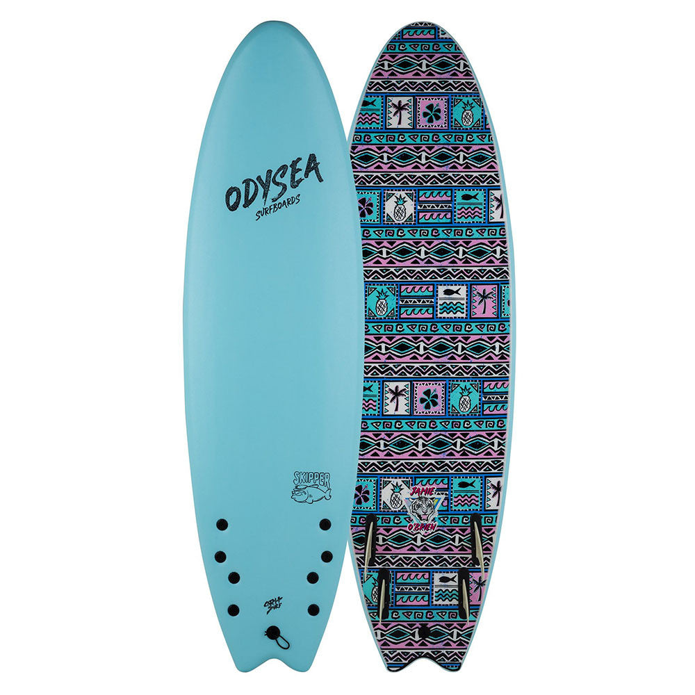 Catch Surf Odysea 6'6" Skipper Quad X JOB Pro Surfboard - Sky Blue ...