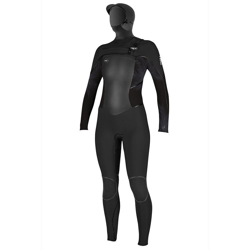 O'Neill Women's Psycho Tech 5.5/4mm Chest Zip Full W/ Hood Wetsuit ...