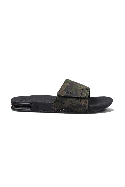 Reef Fanning Slide Sandals - Olive Camo | Moment Surf Company