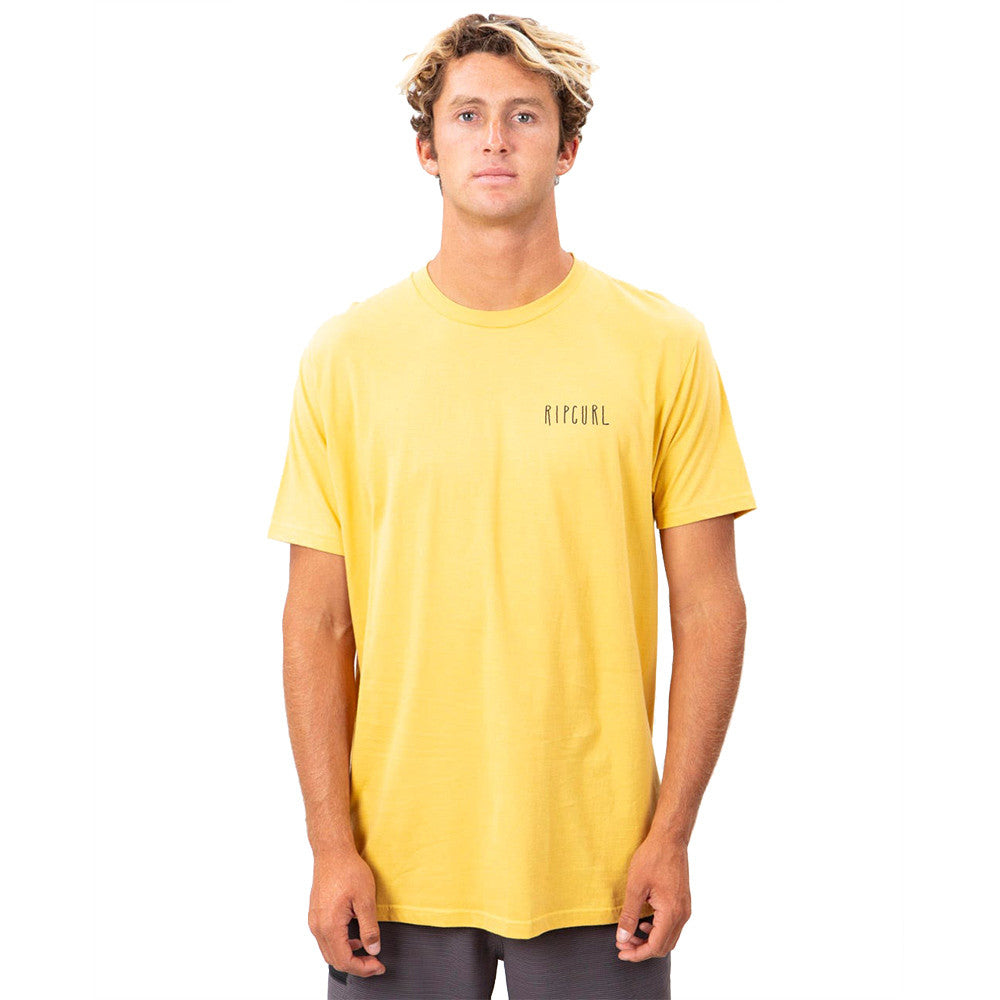 Rip Curl Layback Premium Tee - Mustard | Moment Surf Company