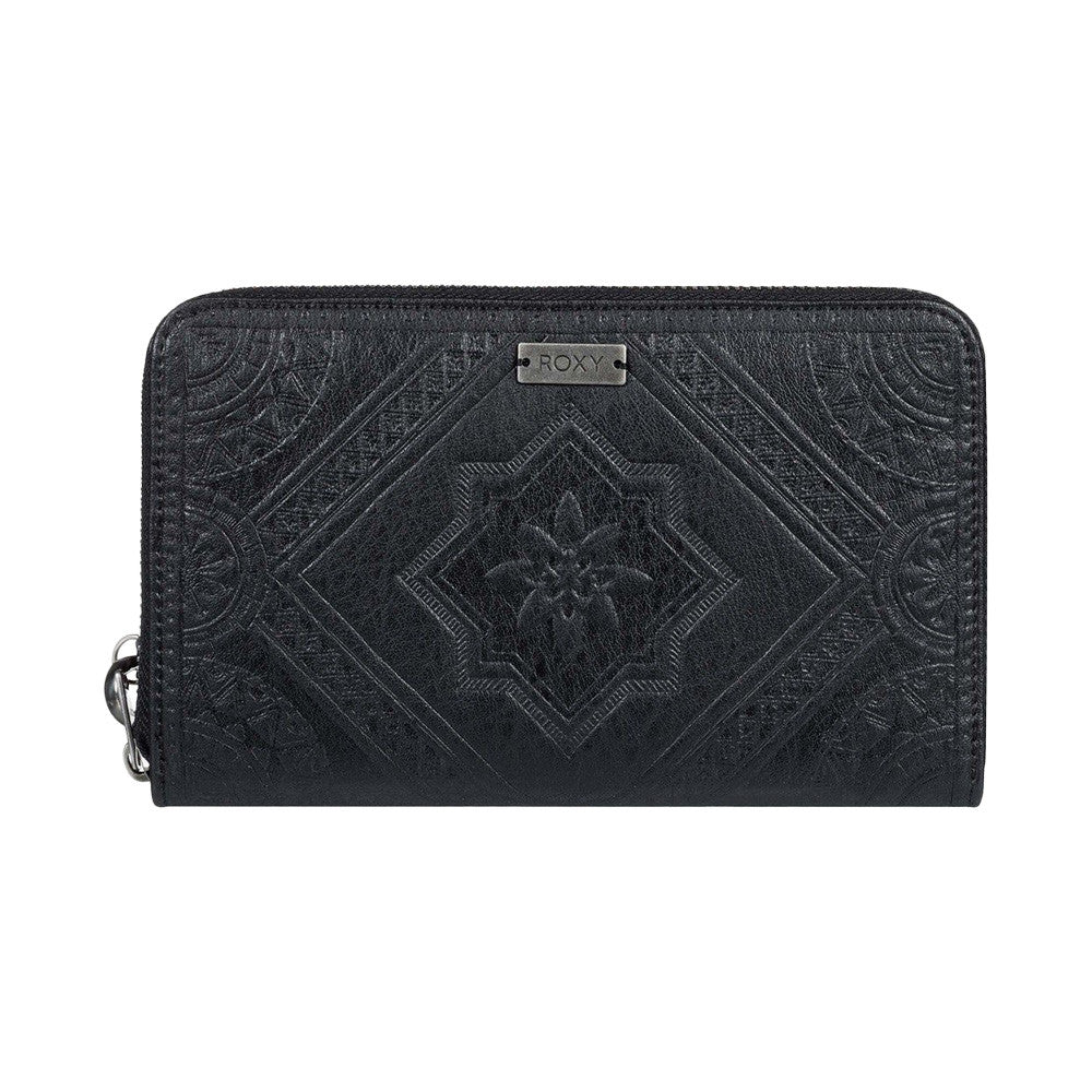 Roxy Oopsie Daisy Zip Around Wallet - Anthracite | Moment Surf Company